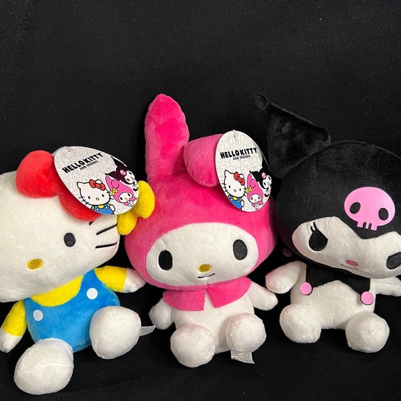 Sanrio | Toys | Hello Kitty My Melody Kuromi Plush Set | Poshmark